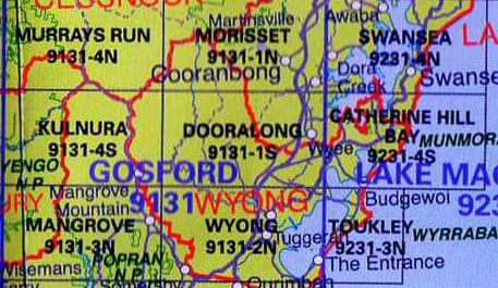 Catherine Hill Bay 9231-4-S NSW Topographic Map - A.B.C. Maps